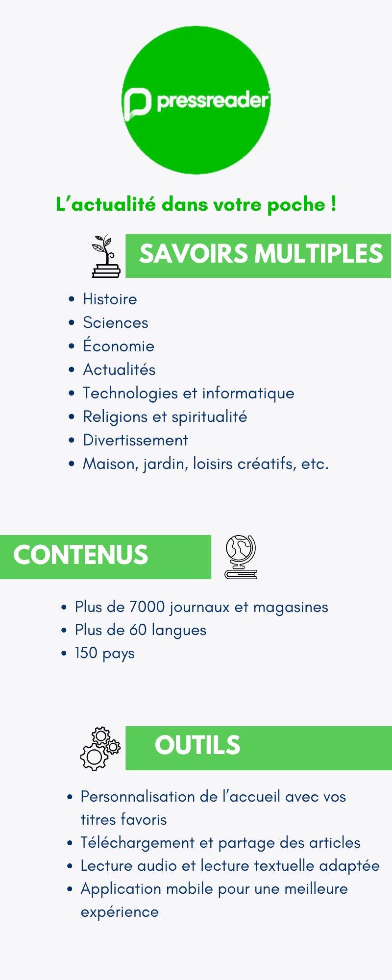 PressReader : l'actualité dans plus de 60 langues ! - Bibliothèque